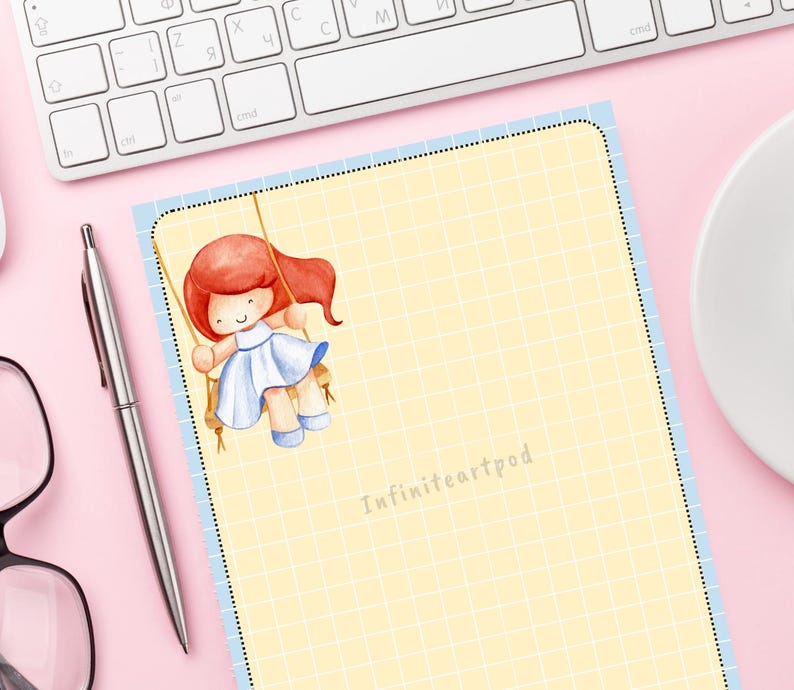 Girl Positive Affirmation Notepad, Girl Affirmation Notepad ...