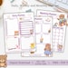 Bear Daily Planner, Bear Monthly Planner, Bear Weekly Planner, Bear ...