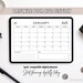 Minimalist Monthly Calendar, Monthly Calendar, Desk Calendar 2025 ...