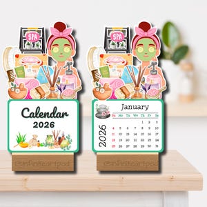 Beauty Spa Calendar, Spa Calendar, Beauty Salon Calendar, Massage ...