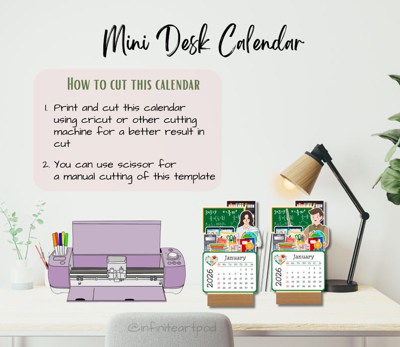 Teacher Calendar, Professor Calendar, School Calendar, Desk Calendar ...