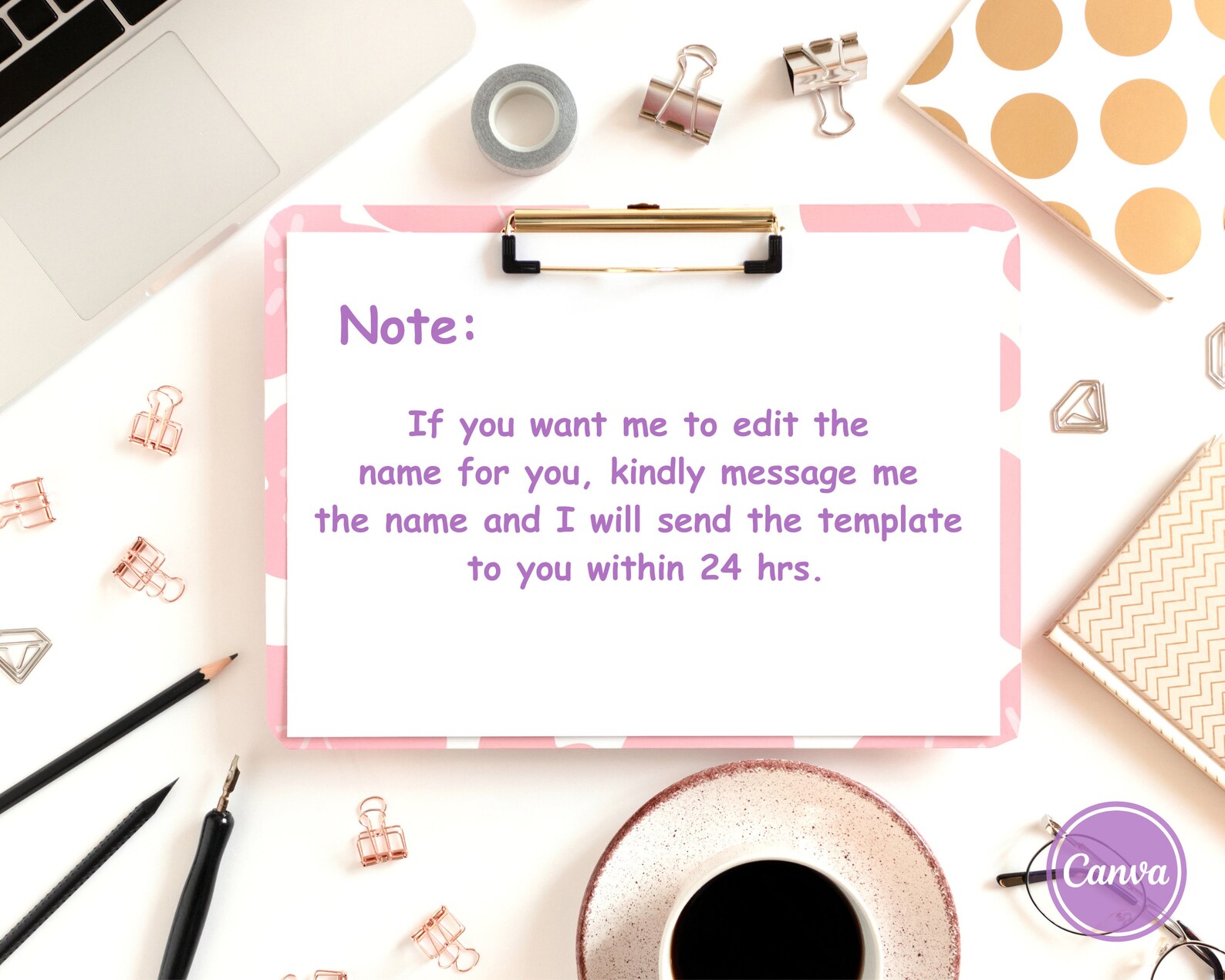 Editable Name Teachers Notepad, Custom Name Memopad, Editable Name Notepad, Notepad Template ...