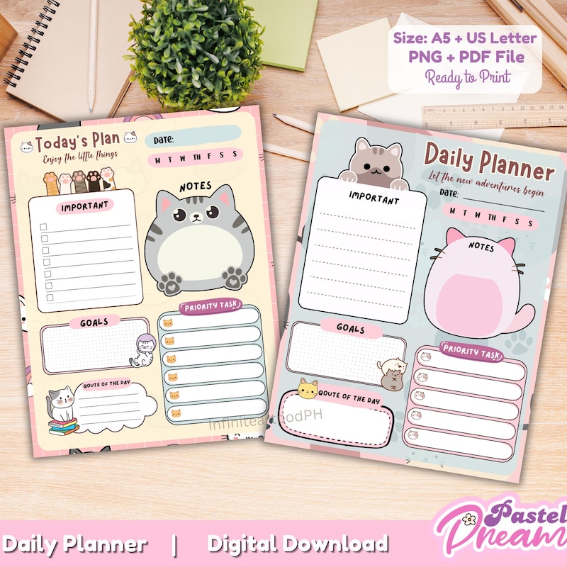 Personalized Notes Cat - Etsy UK