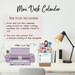 Housekeeper Calendar, Cleaner Calendar, Maid Calendar, Desk Calendar ...