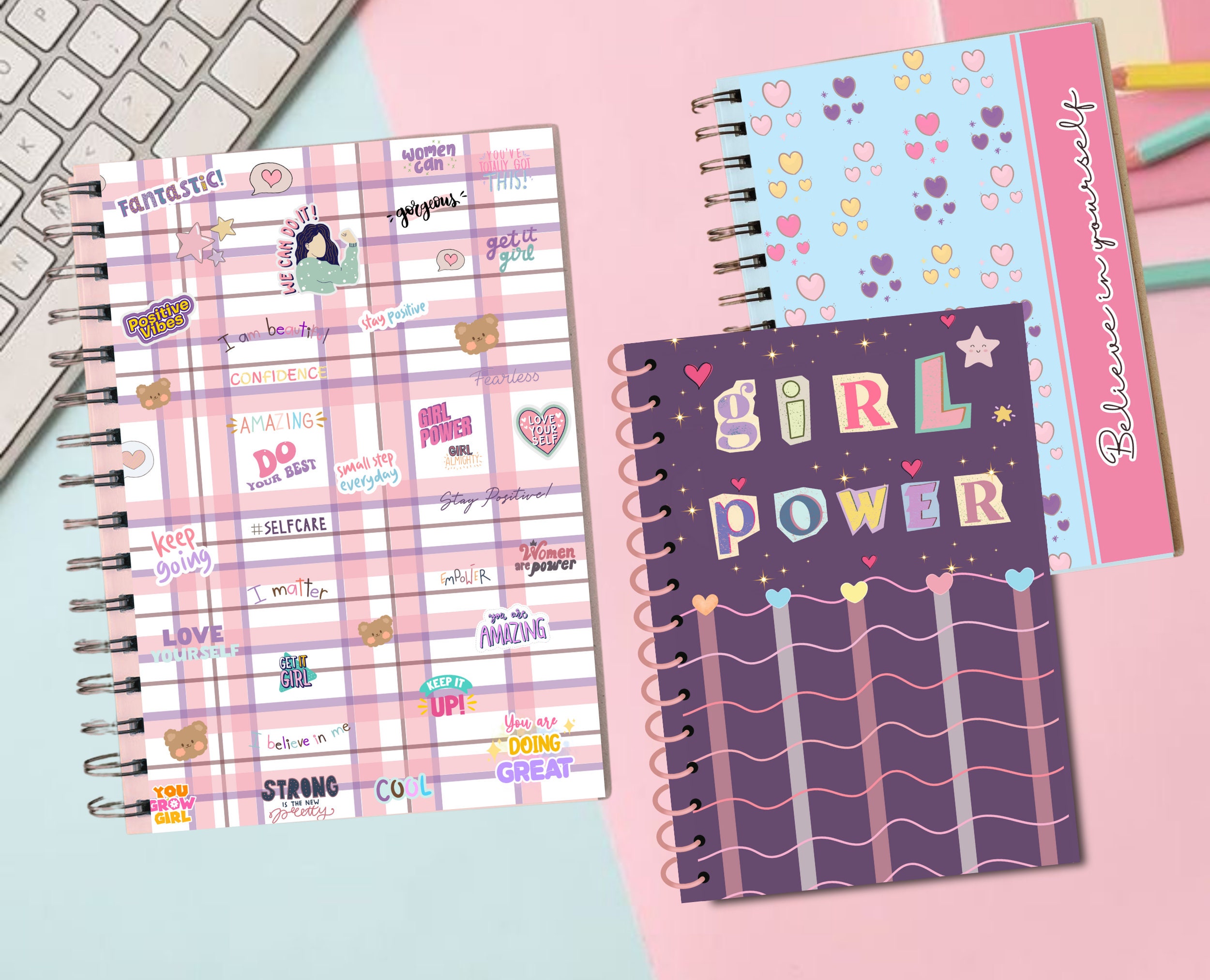 Motivational Notebook Template, Inspirational Notebook Cover, Notebook ...