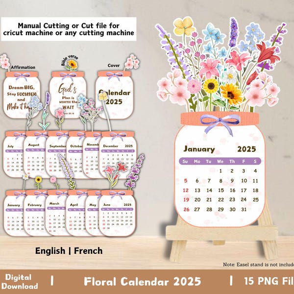 Flower Calendar - Etsy