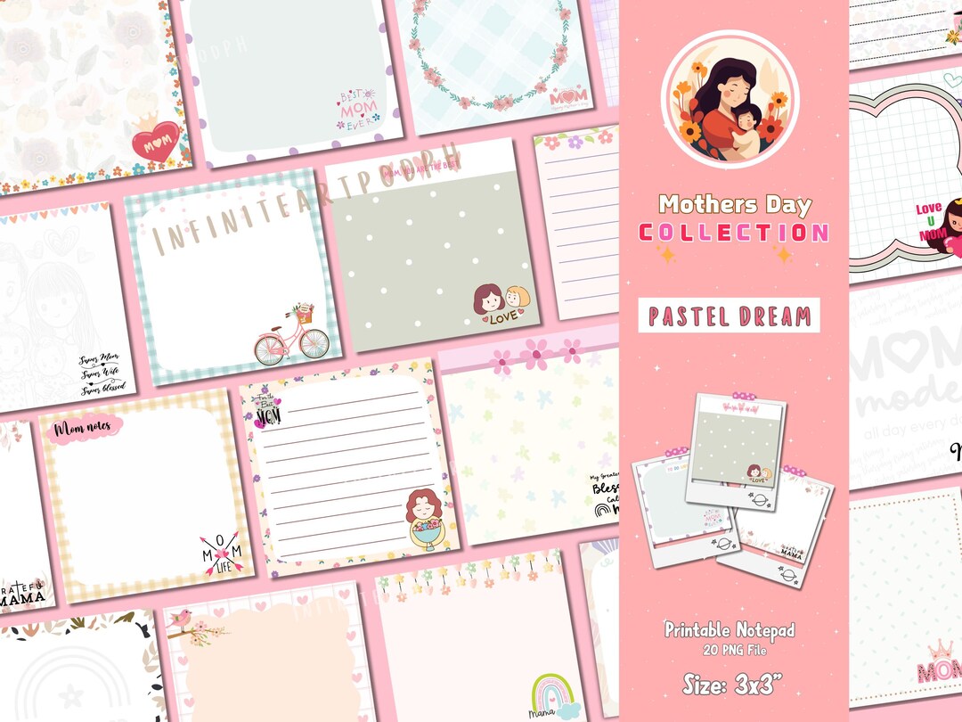 Mothers Day Notepad, Mom Notepad, Gift for Mom Notepad, Mom Memo Pad ...