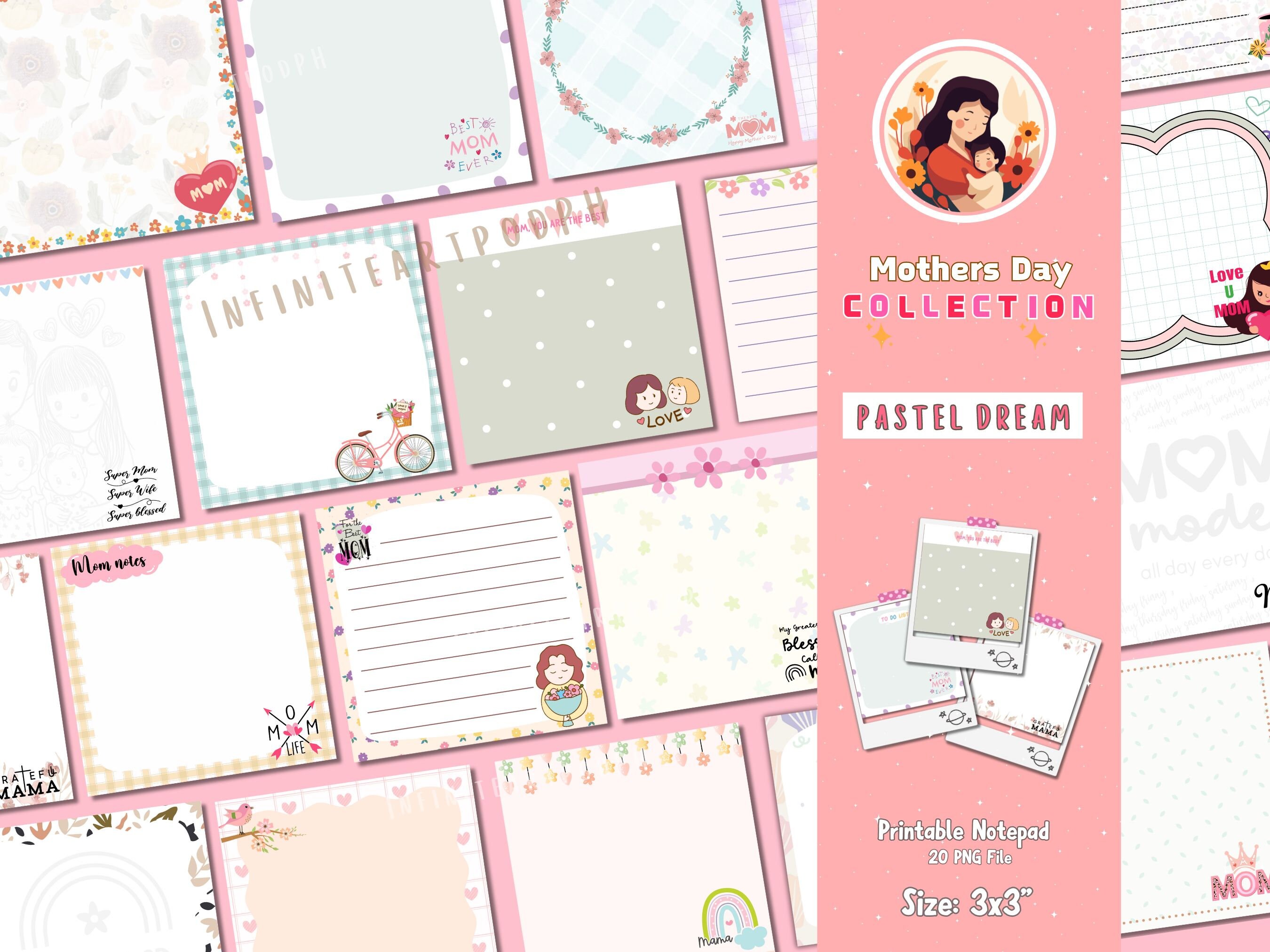Mothers Day Notepad, Mom Notepad, Gift for Mom Notepad, Mom Memo Pad ...