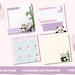 Panda Notepad Printable, Panda Memo Pad Printable, Notepad Printable ...