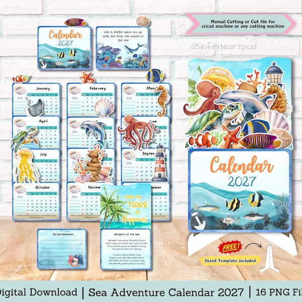 Underwater Calendars - Etsy