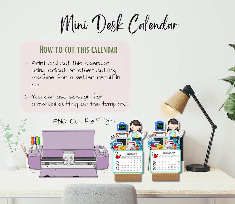 Doctor Calendar, Medical Calendar, Desk Calendar, Calendar 2026, Mini ...