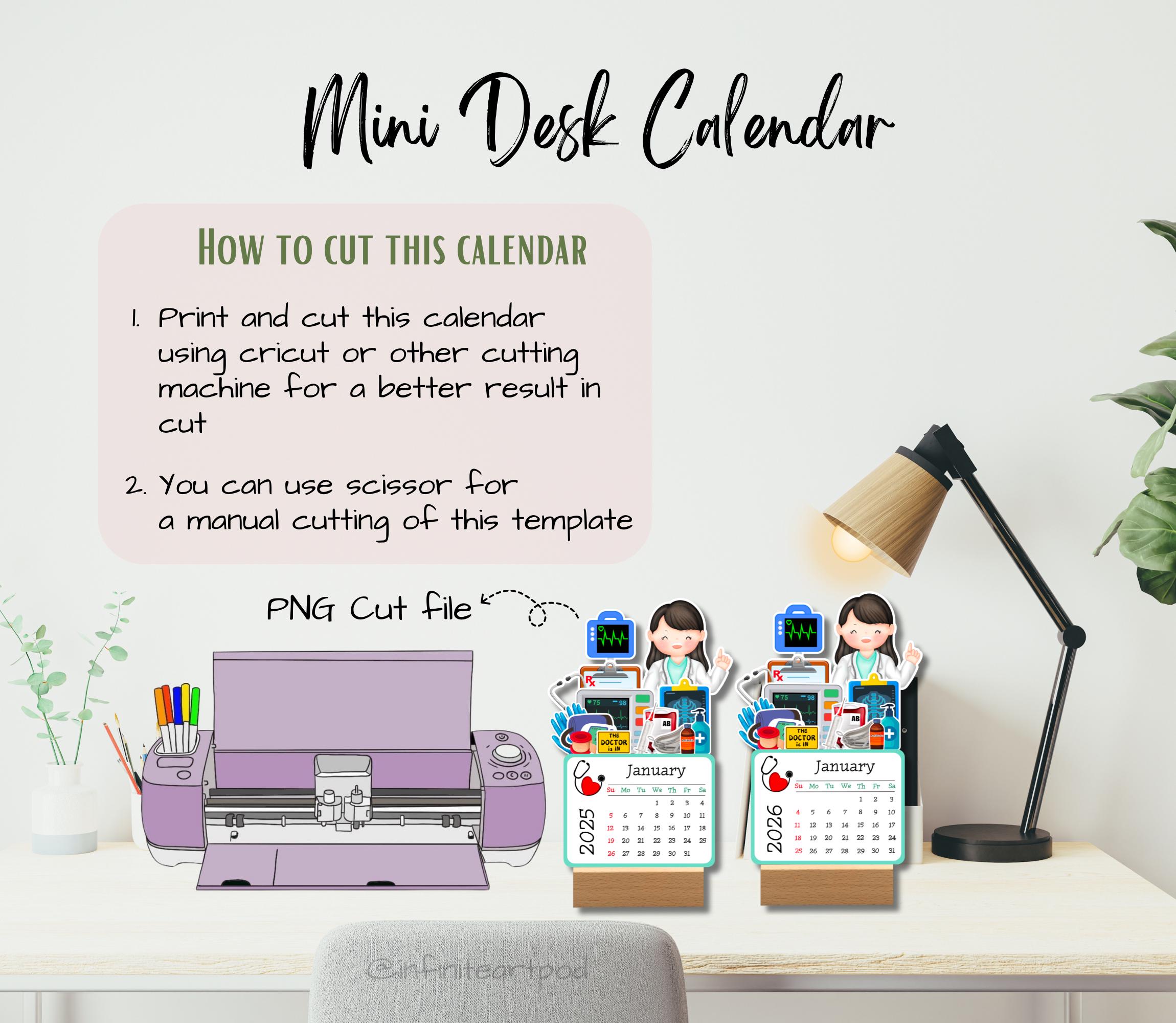 Doctor Calendar, Medical Calendar, Desk Calendar, Calendar 2026, Mini ...