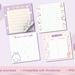 Bunny Notepad Printable, Bunny Memo Pad Printable, Notepad for ...