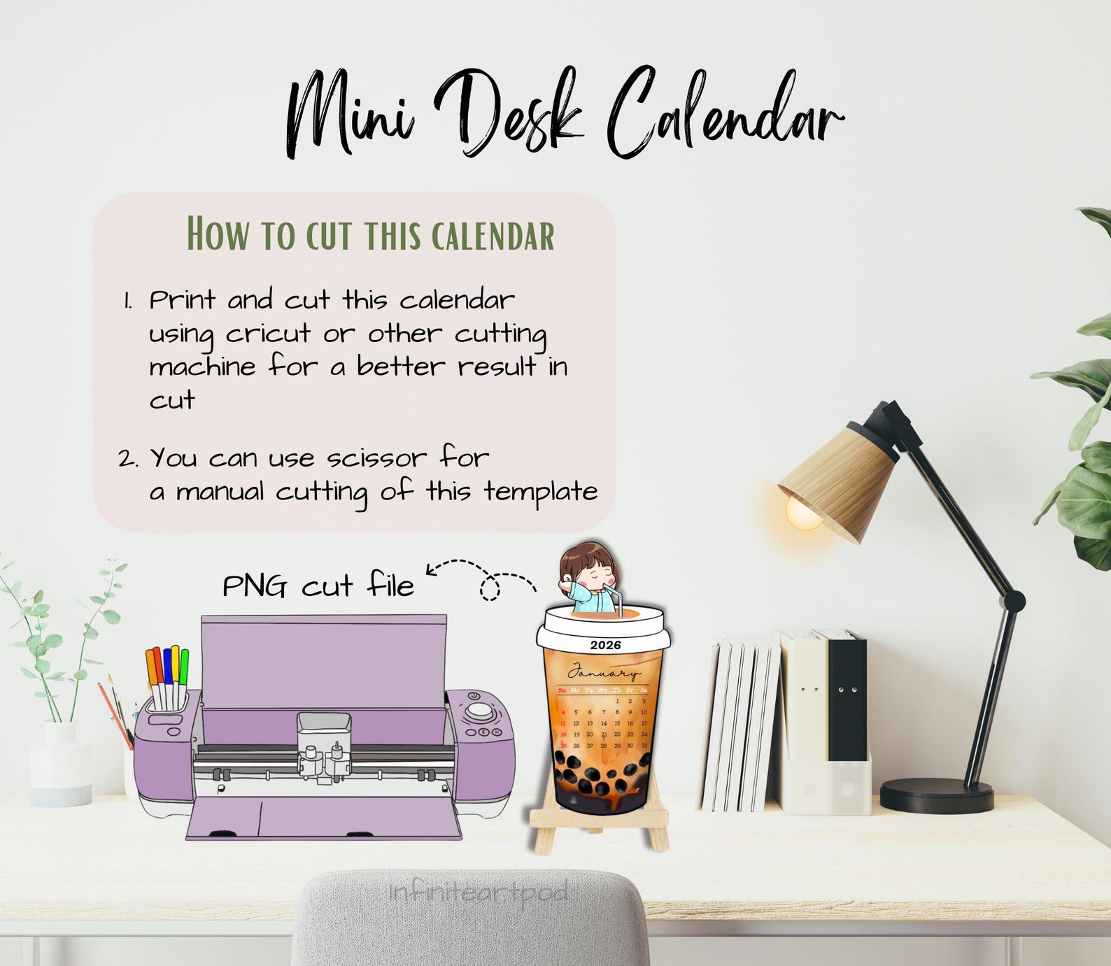 Milk Tea Calendar, Tea Calendar, Witty Calendar, Desk Calendar ...