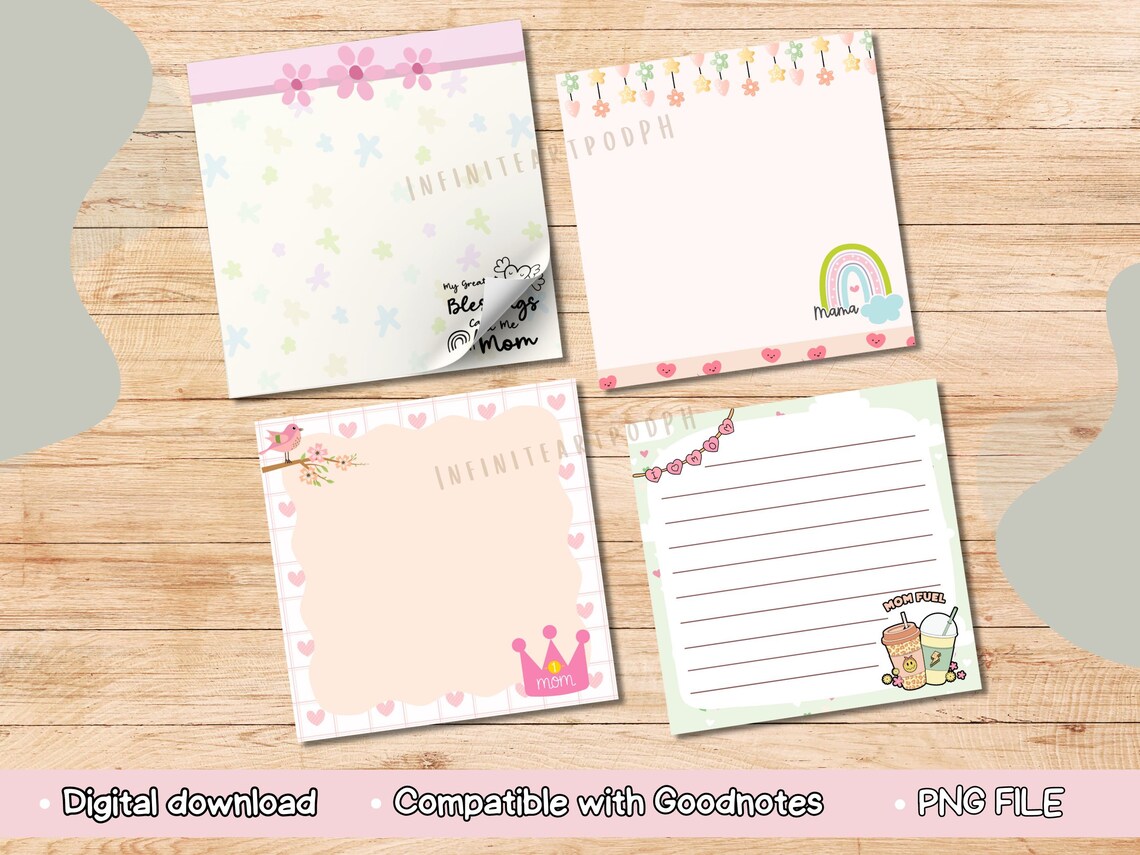 Mothers Day Notepad, Mom Notepad, Gift for Mom Notepad, Mom Memo Pad ...