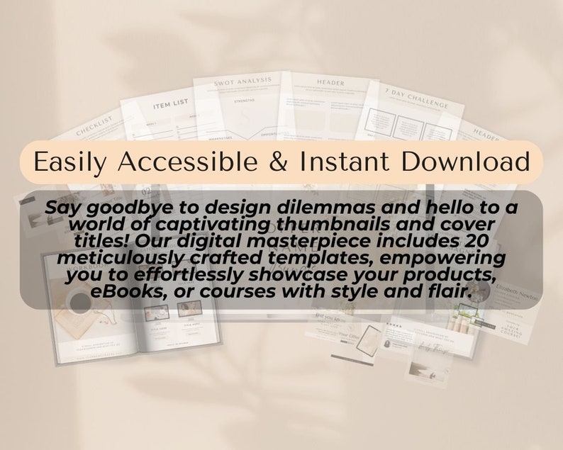 20 Thumbnail & Cover Title Templates Mega Bundle Thumbnail Bonus Pre ...
