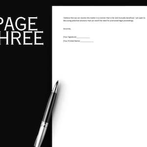 Letter Before Claim | Legal Document Lawyer Certified Binding Contract ...