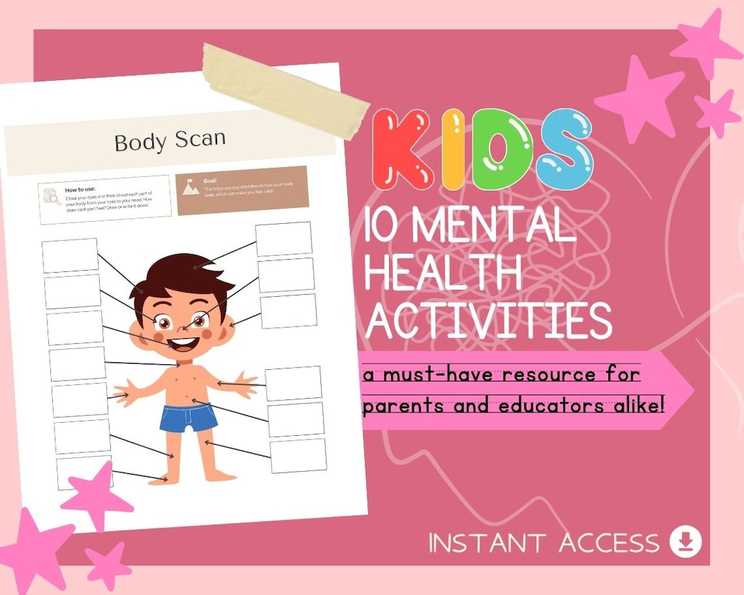 Kids 10 Mental Health Activities | Children's Learning Sheet | Teach ...