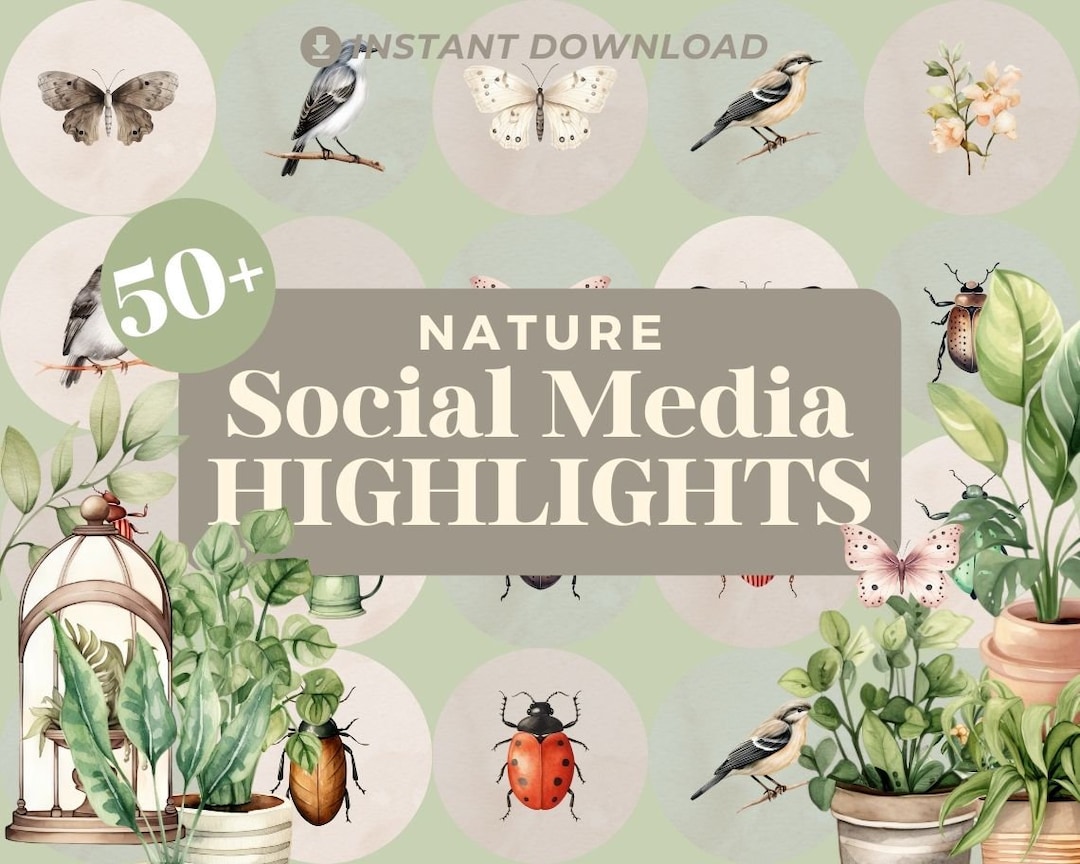 50 Instagram Nature Highlight Covers | Story Graphics for Insta | IG ...
