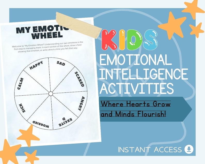 Kids Emotional Intelligence Activities | Children's Learning Sheet ...