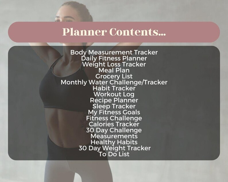 Digital Fitness Planner | Goodnotes, Ipad, Notability, Canva | Daily ...