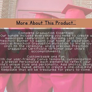 Preschool Graduation Bundle | Children's Kindergarten Certificate ...