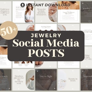 Jewelry Instagram Posts | 51 Social Media Graphics | Jewellery Insta ...