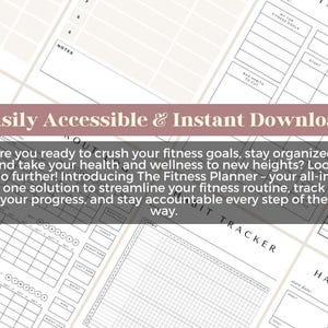Digital Fitness Planner | Goodnotes, Ipad, Notability, Canva | Daily ...