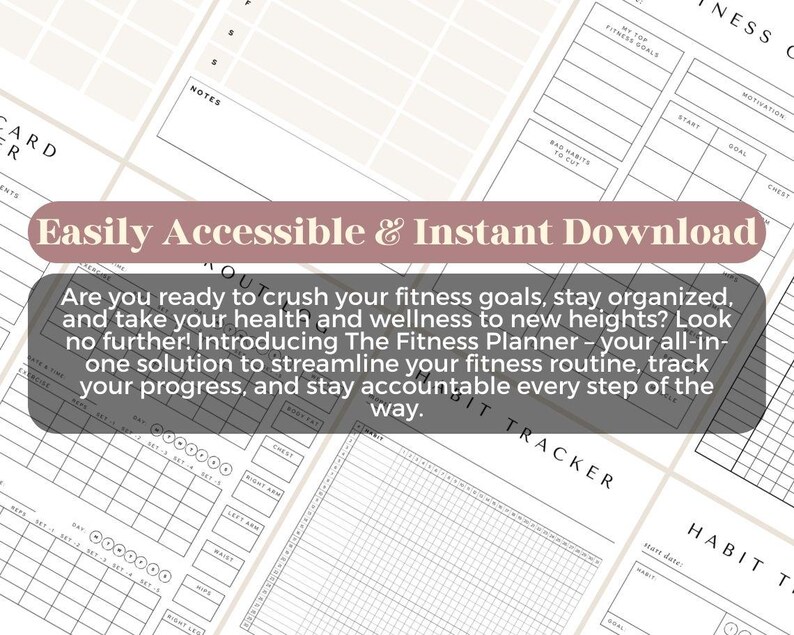 Digital Fitness Planner | Goodnotes, Ipad, Notability, Canva | Daily ...
