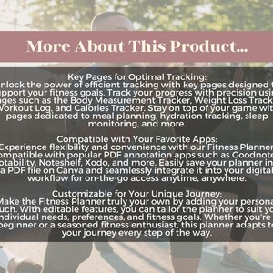 Digital Fitness Planner | Goodnotes, Ipad, Notability, Canva | Daily ...