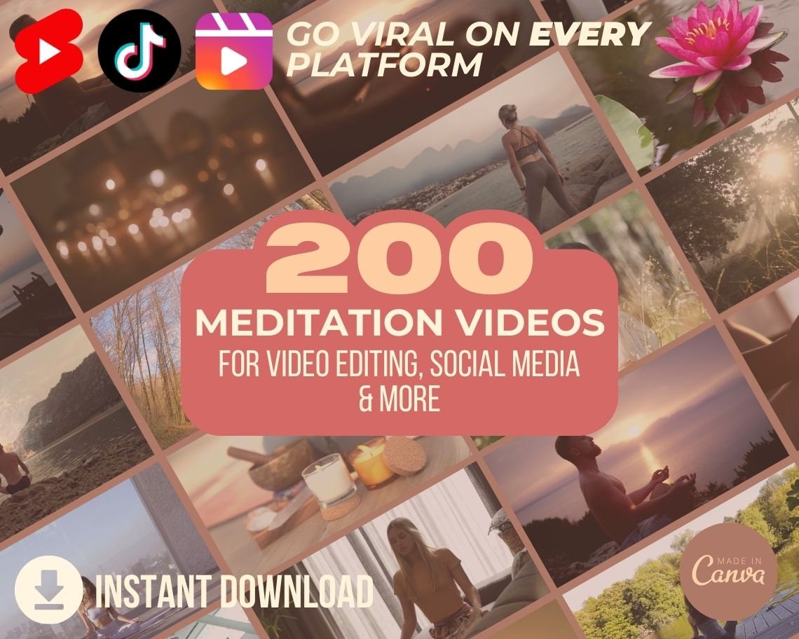 200 Meditation Spiritual Yoga Videos | HD Tranquil Stock Footage Films ...