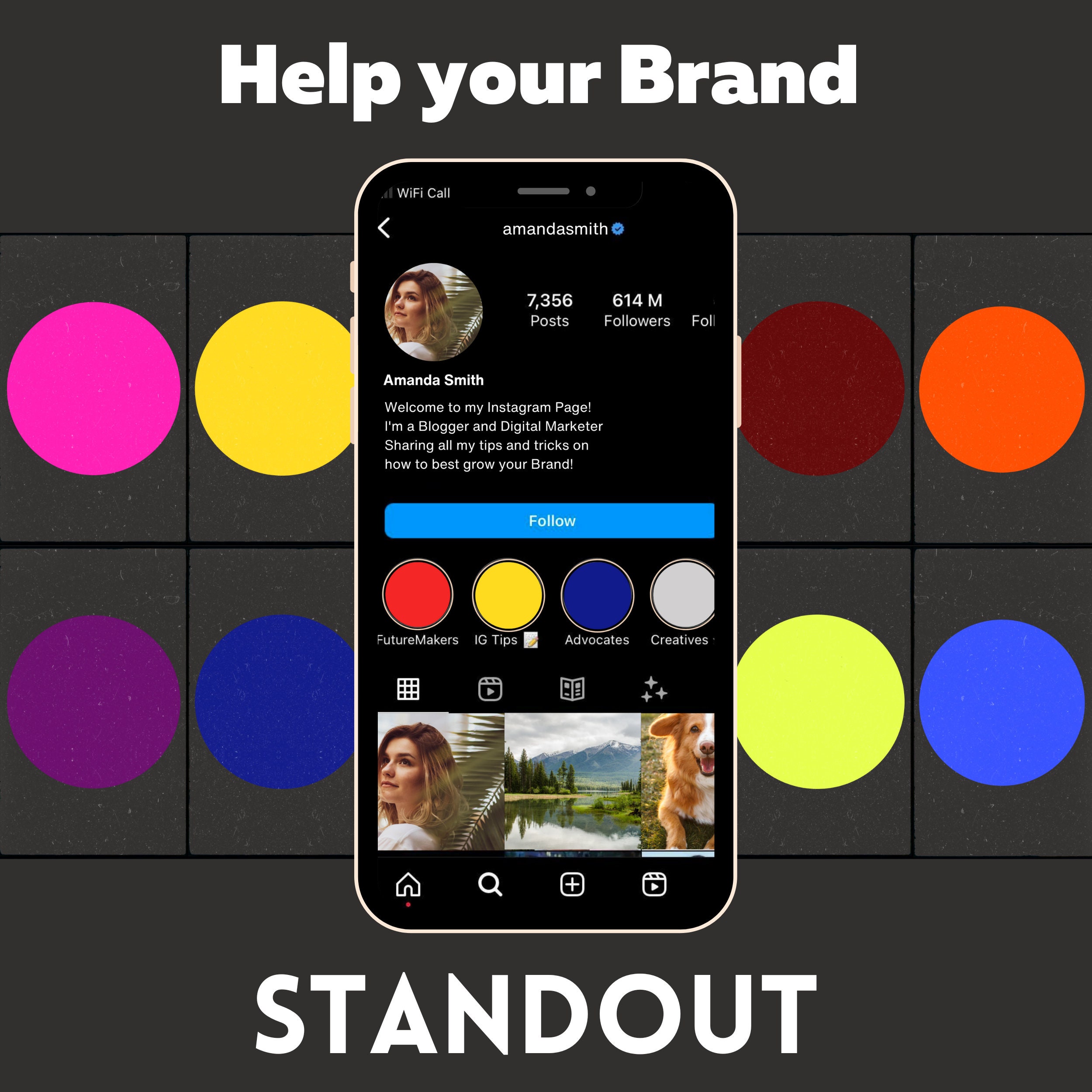 25 Instagram Highlight Covers | Block Colour IG Story Icons ...