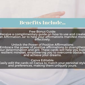 30 Grit & Determination Affirmation Cards | Positive Affirmations for ...