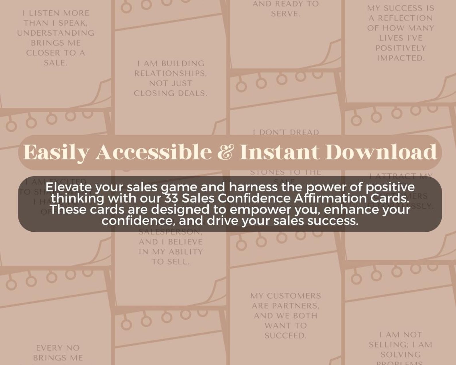 33 Sales Confidence Affirmation Cards | Positive Affirmations for Sales ...