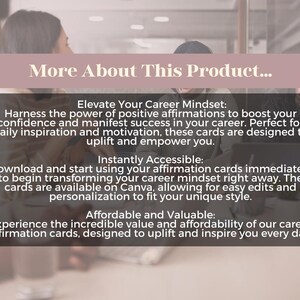 40 Career Affirmation Cards | Positive Affirmations for Job Confidence ...