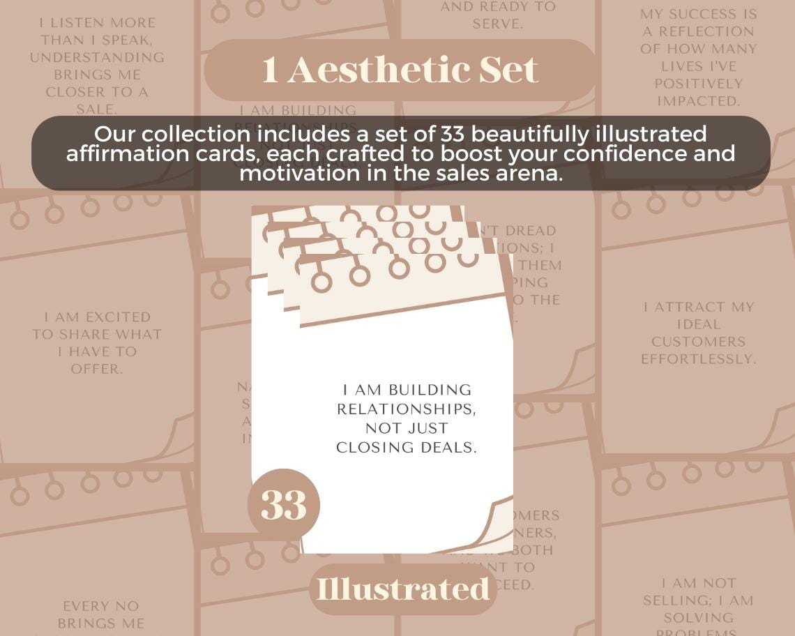 33 Sales Confidence Affirmation Cards | Positive Affirmations for Sales ...