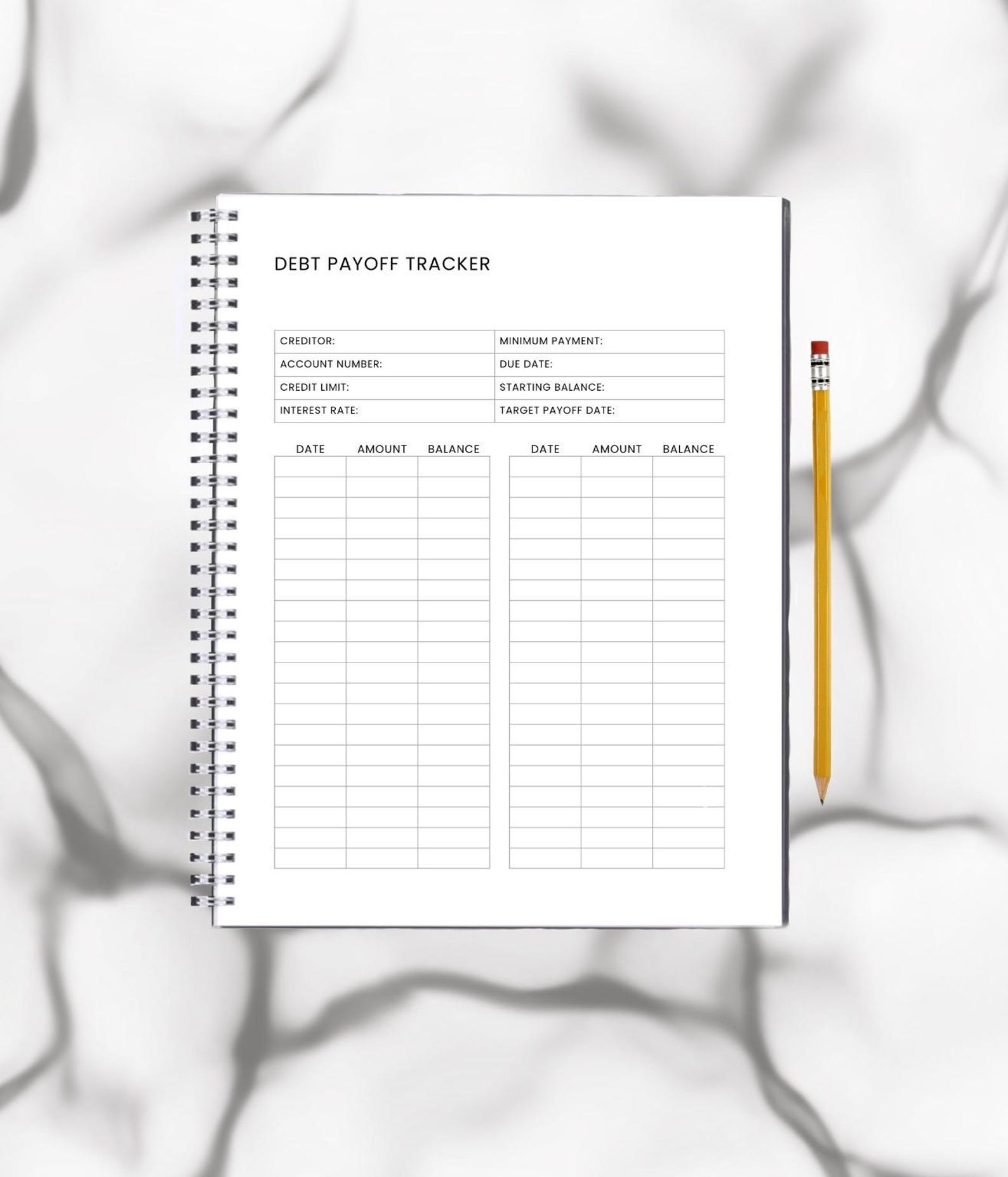 Digital Debt Payoff Tracker, Printable Debt Tracker, Editable Canva ...