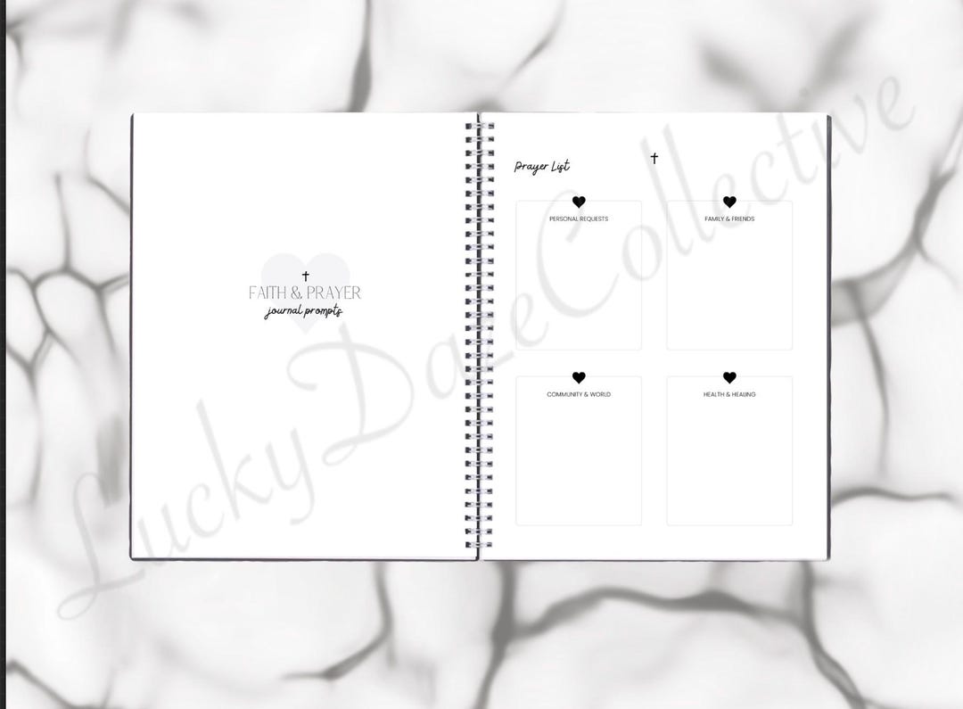 Faith and Prayer Journal, Printable Prayer Journal, Customizable Prayer ...
