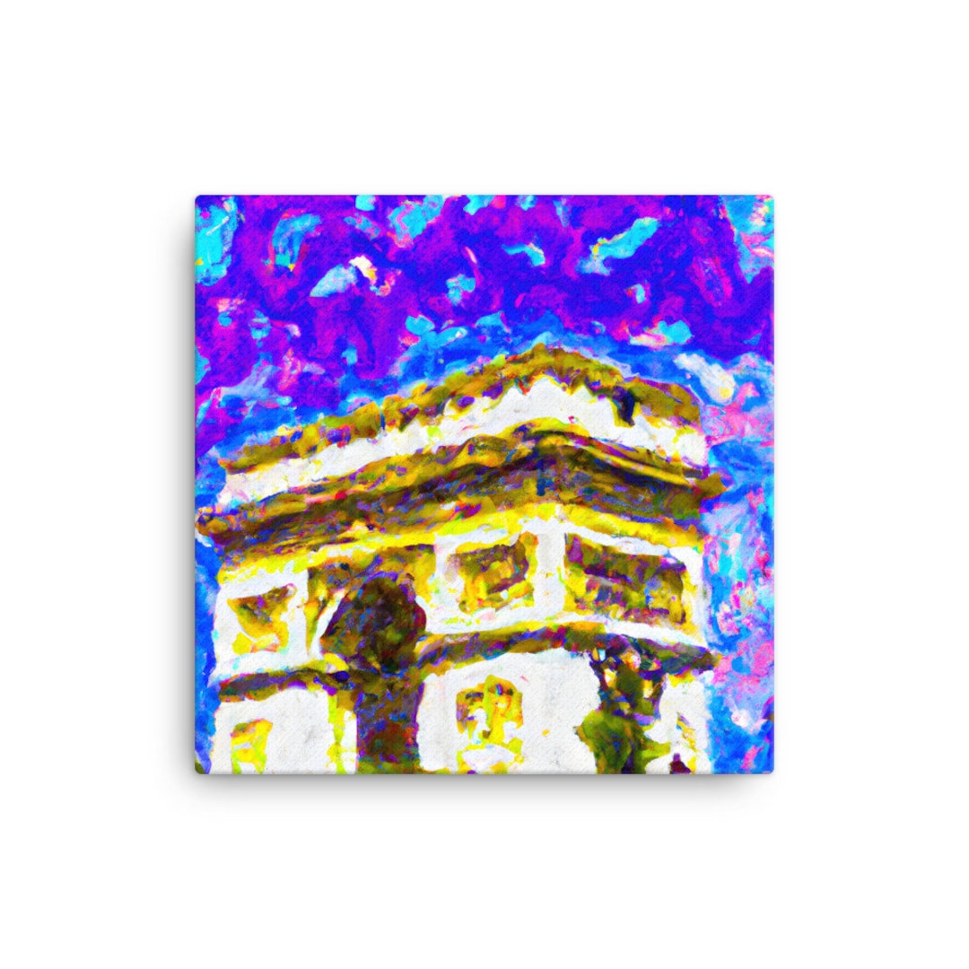 Arc De Triomphe, Paris ai-generated, Cezanne-style V2 - Etsy