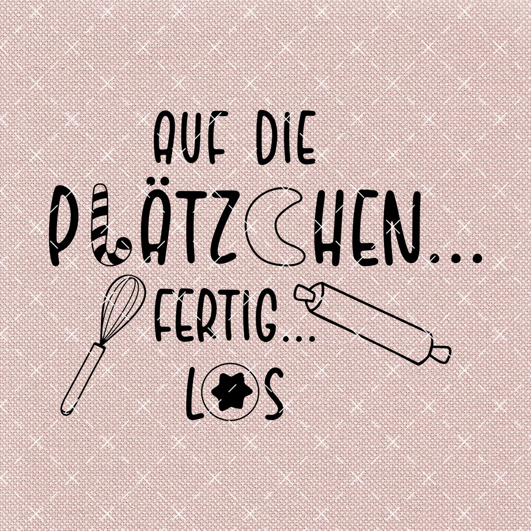 Plotterdatei auf die Plätzchen fertig los SVG PNG DXF, Backen svg ...