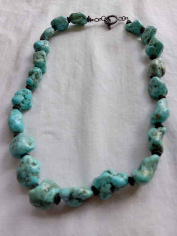 Vintage spider web turquoise - Gem
