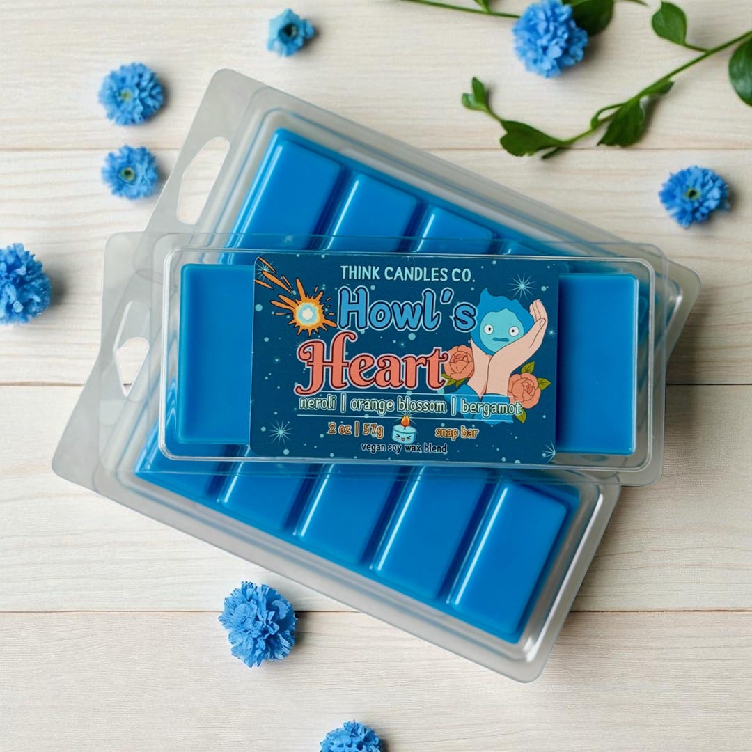 Howl's Heart Snap Bar | Moving Castle Anime Inspired | Hand Poured ...