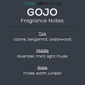 Gojo Snap Bar | Anime Inspired Snap Bar | Hand Poured Vegan Wax Blend ...