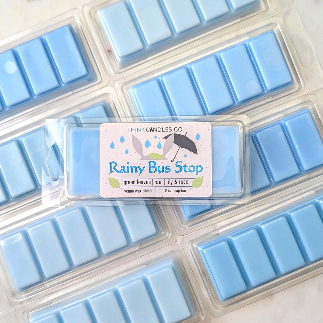 Rainy Bus Stop Snap Bar Anime Inspired Snap Bar Hand Poured Vegan Wax ...