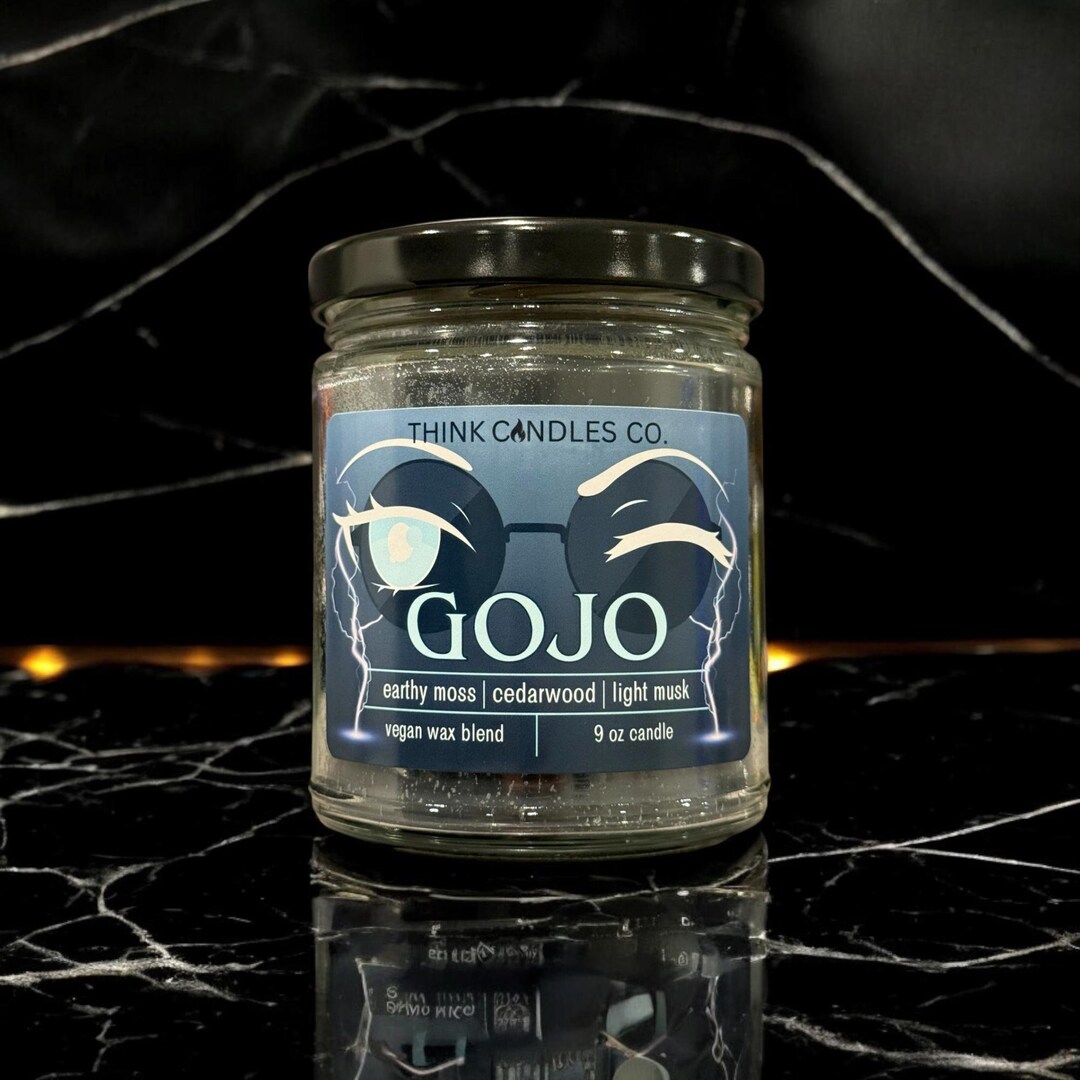 Gojo Candle | Anime Inspired Candle | Hand Poured Vegan Wax Blend ...