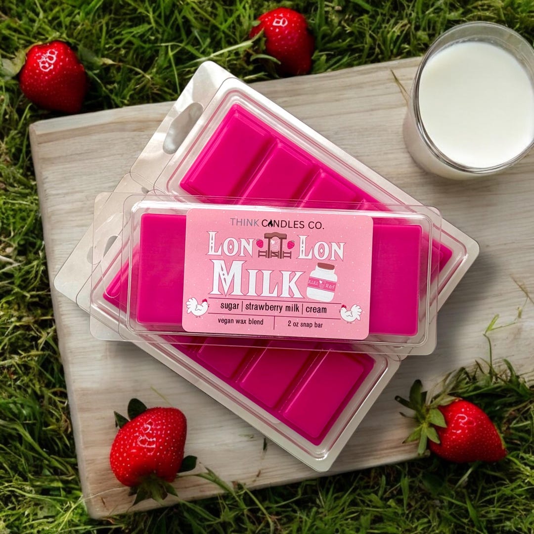 Lon Lon Strawberry Milk Snap Bar | TLOZ Inspired | Hand Poured Vegan ...