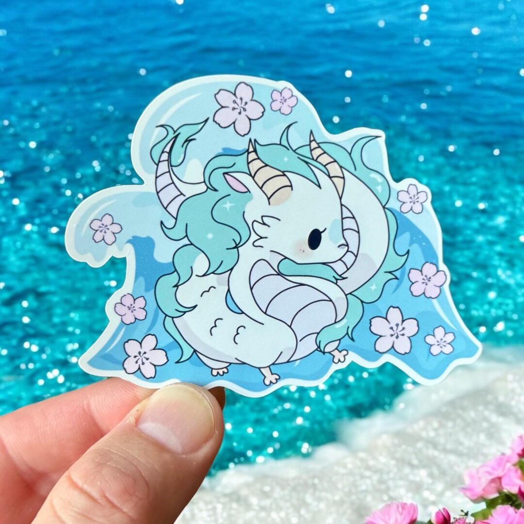 Haku Sticker | River Spirit Sticker | Ghibli Inspired Sticker | Anime ...