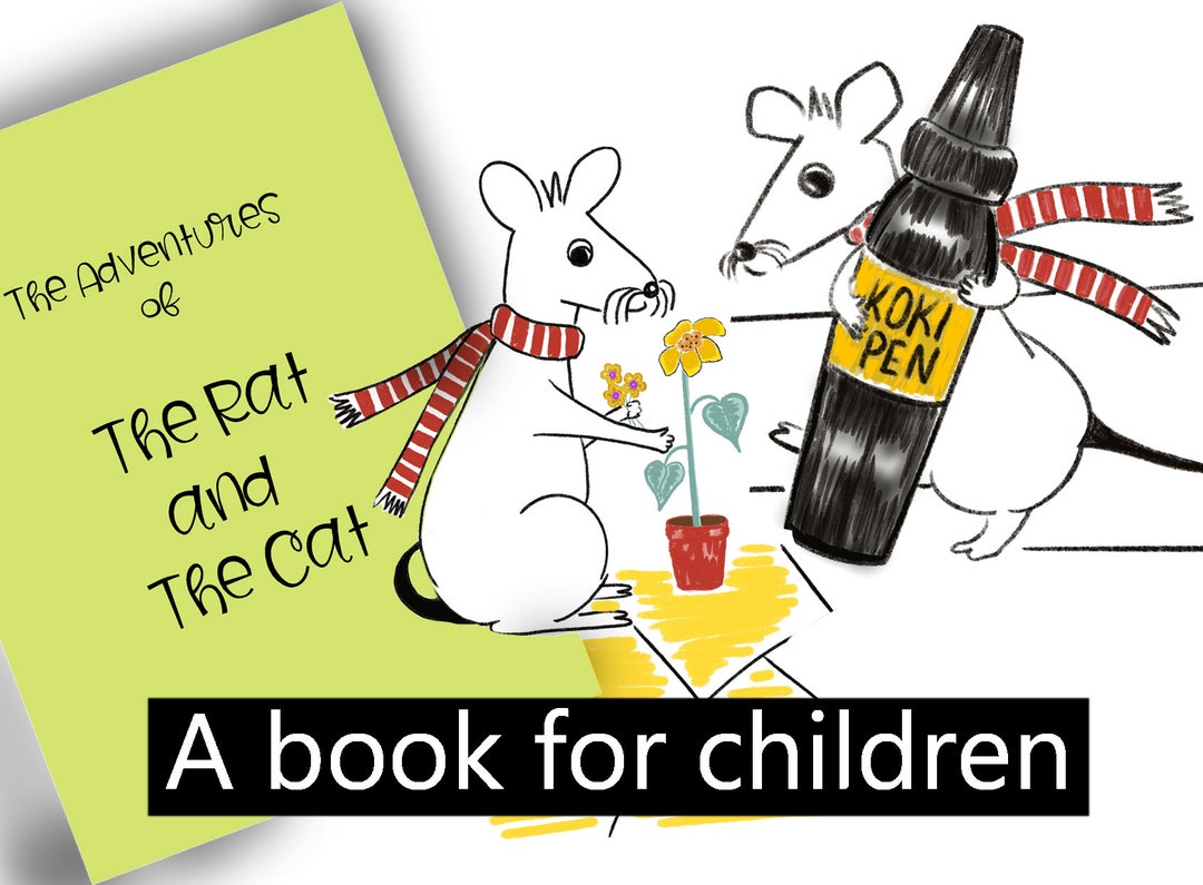 The Rat and the Cat Read Along Childrens Book. Printable Digital ...