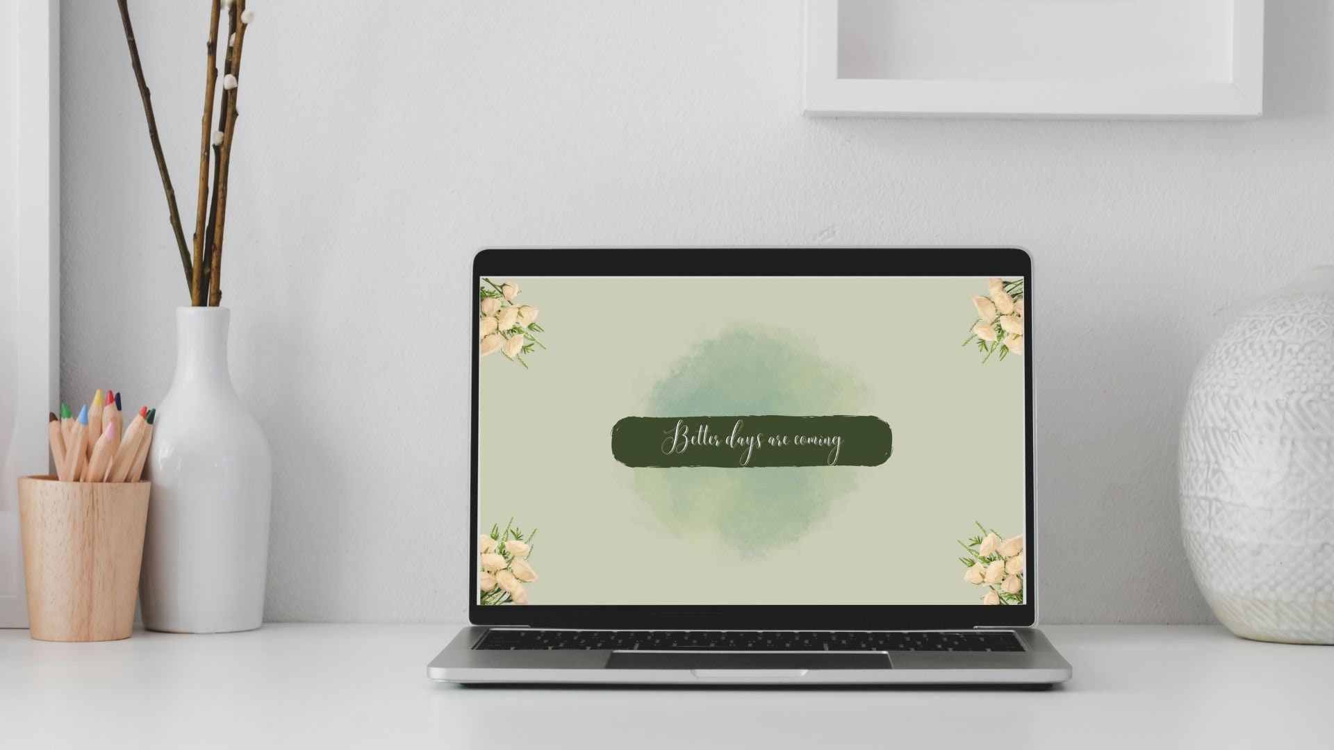 Green Theme Desktop and Laptop Wallpaper - Etsy