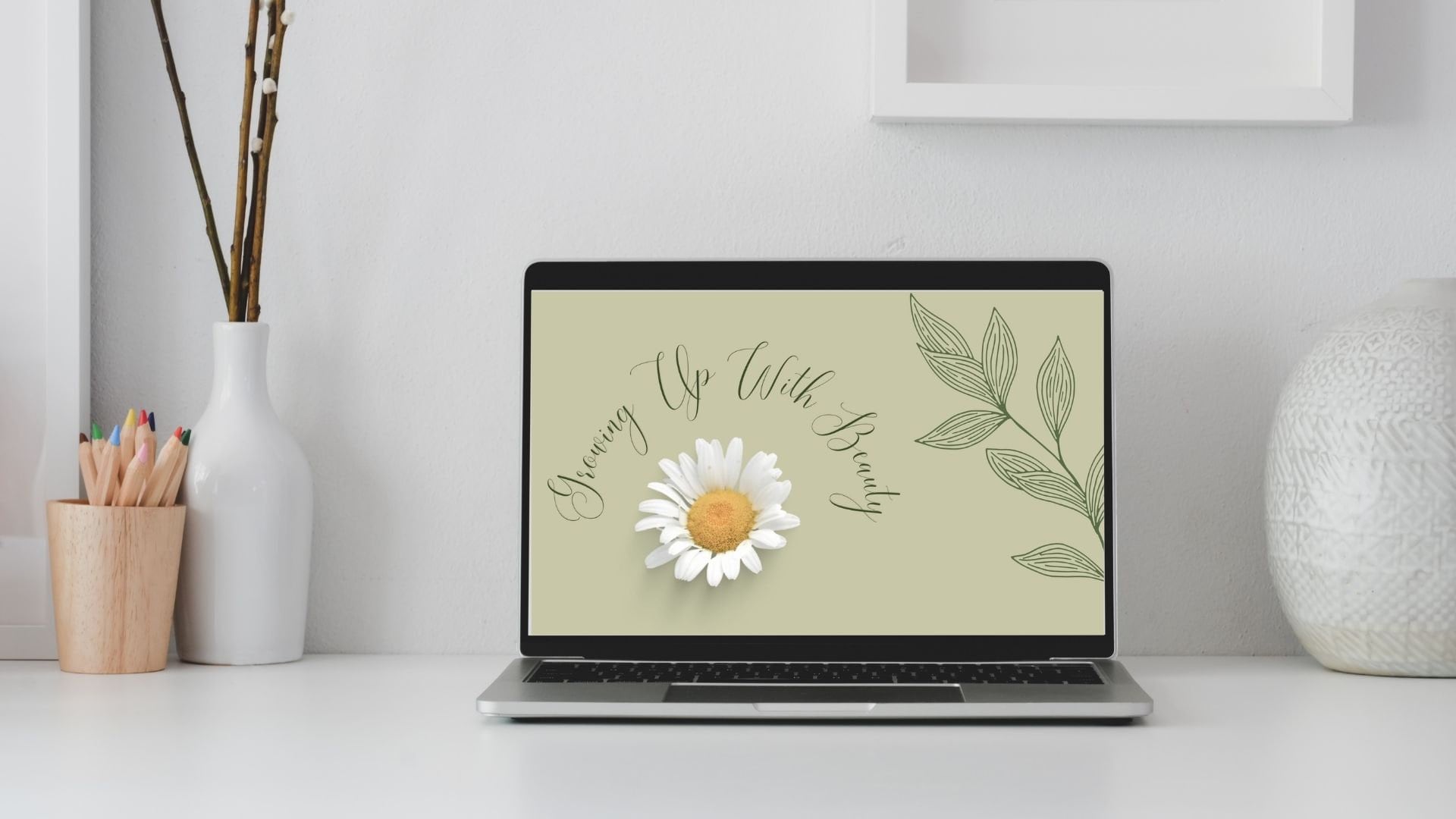 Green Theme Desktop and Laptop Wallpaper - Etsy